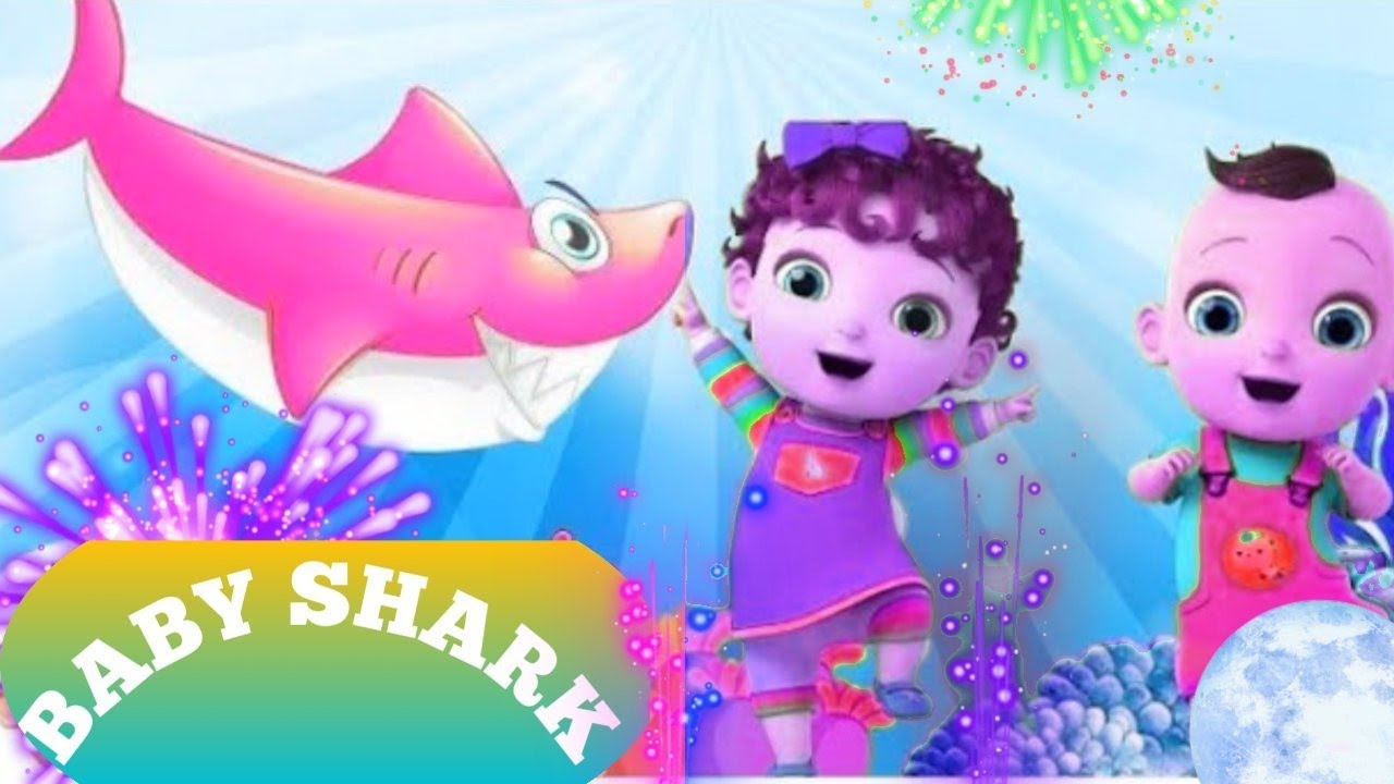Baby Shark Colourful Colors Changing |Nursery rhymes|Kids Songs|Let's ...
