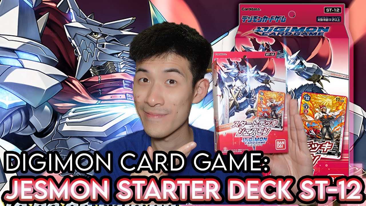 Jesmon Starter Deck ST-12 Unboxing! (Digimon Card Game) - YouTube