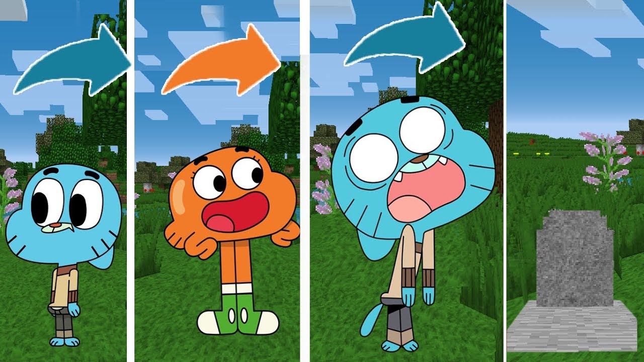 GUMBALL VE DARWİN'in HAYATI #1 - Minecraft - YouTube