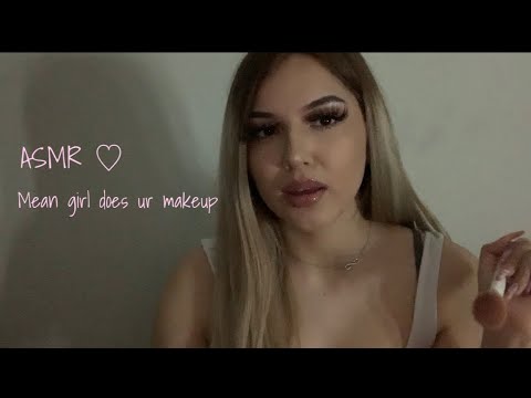 ASMR | Mean girl does your makeup roleplay 💄👸🏻 - YouTube
