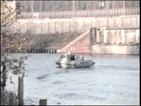 GDR Border Patrol Boat 1989 - YouTube