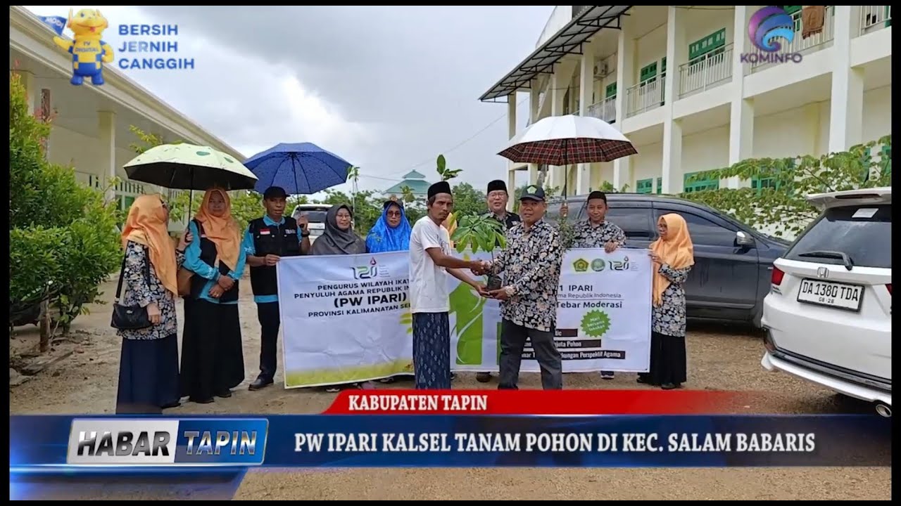 PW IPARI KALSEL TANAM POHON DI KEC SALAM BABARIS - YouTube