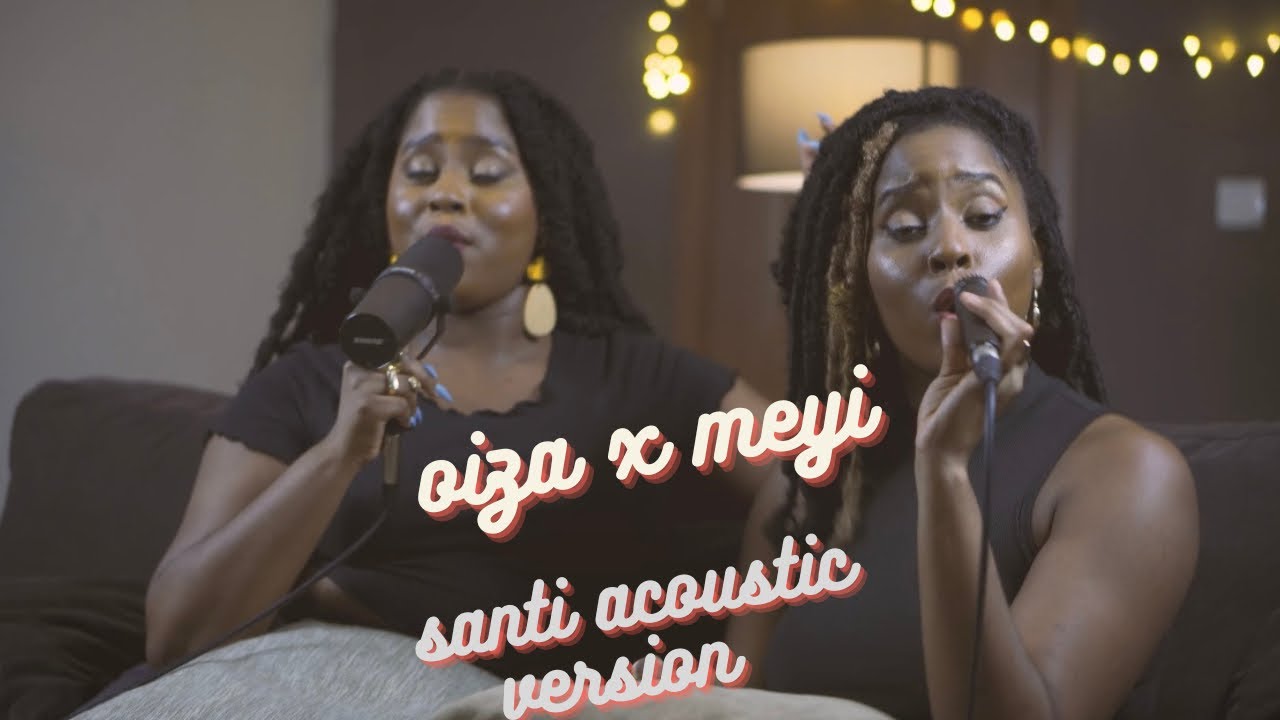 SINGING THE ACOUSTIC VERSION OF OUR SONG SANTI - YouTube Music