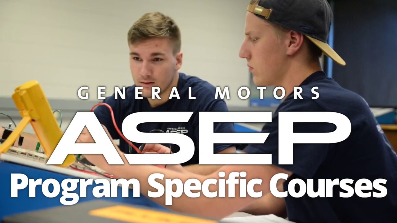 General Motors ASEP at ICC: Program Specific Courses - YouTube