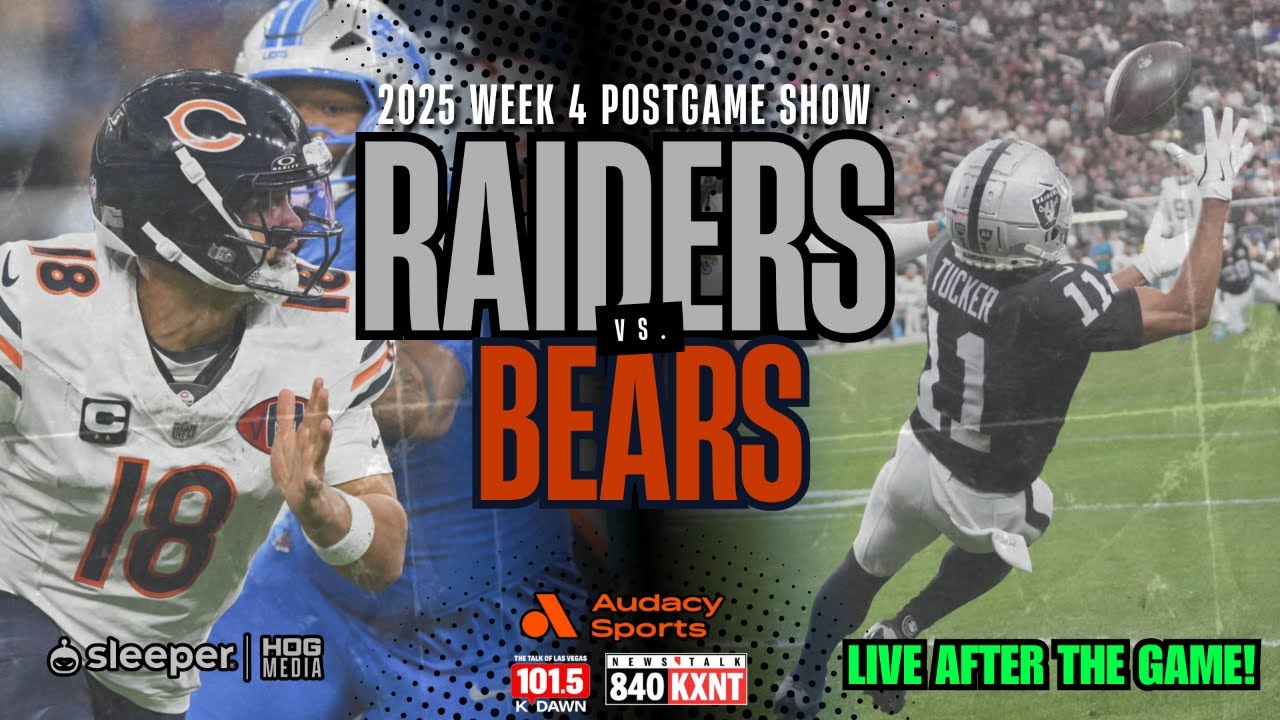 🔥 LIVE Raiders Postgame Show | Game Recap, Stats Breakdown & Fan ...