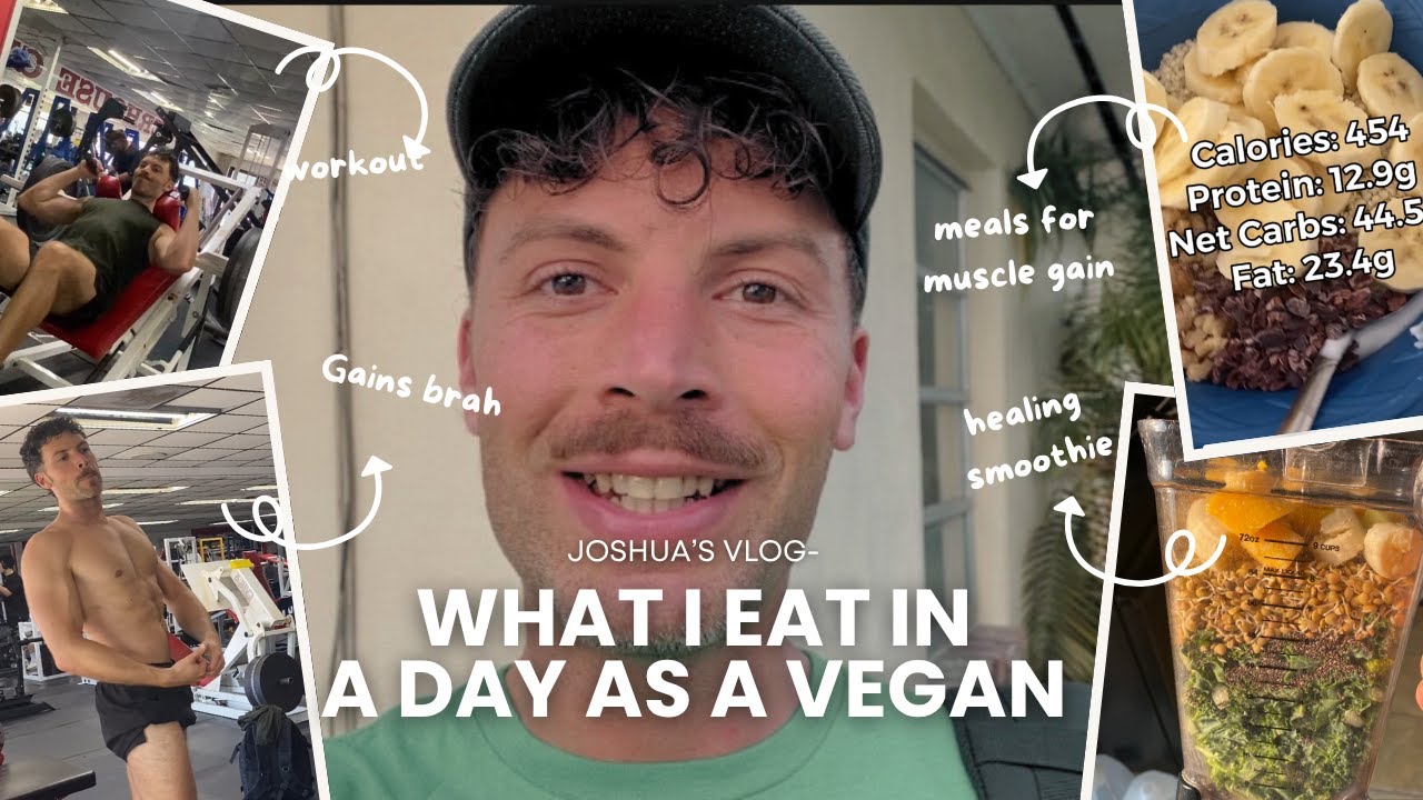 What I Eat in a Day as a Vegan l Gym Workout - YouTube