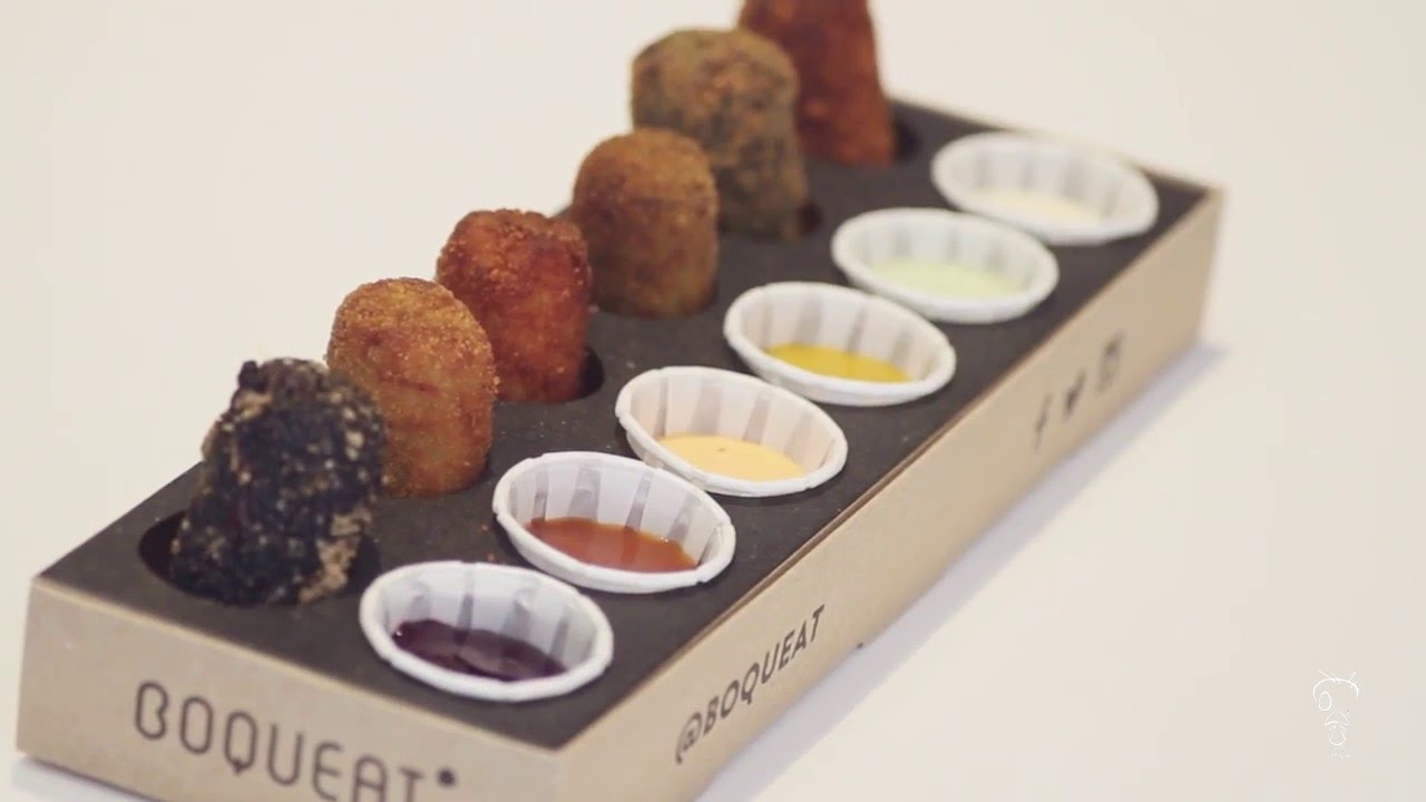 Boqueat croquetas y salsas - YouTube