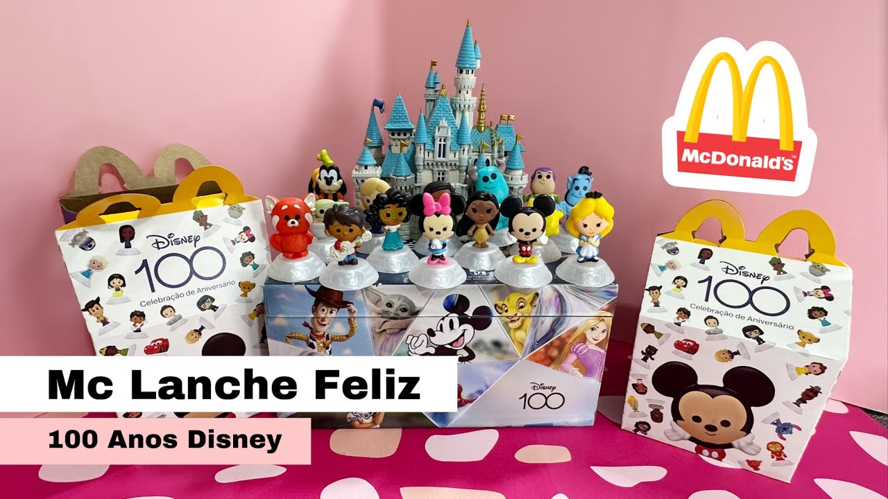 Mc Lanche Feliz 100 anos Disney - YouTube