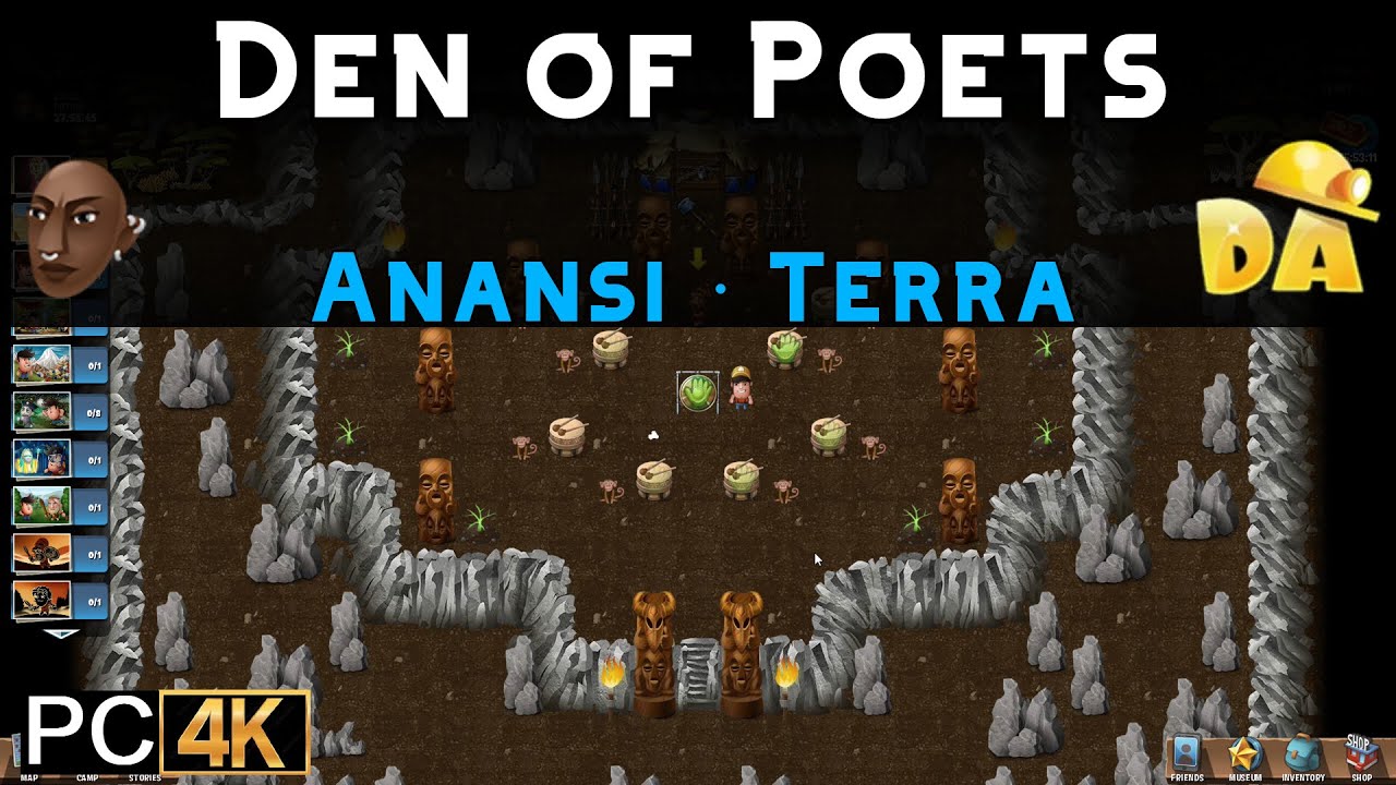 Den of Poets | Anansi #3 (PC) | Diggy's Adventure - YouTube