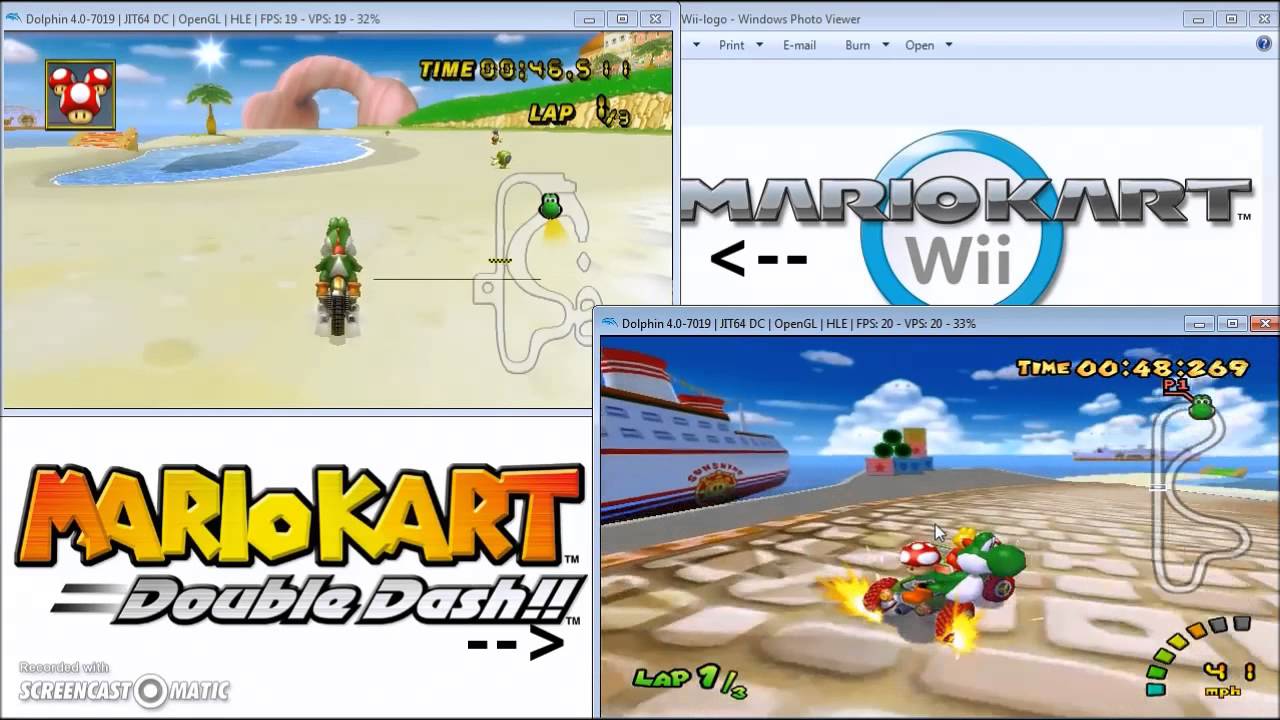 [MKWii & MKDD] Graphics Comparison - YouTube