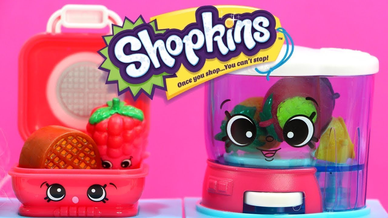 Shopkins Chef Club Hot Waffle & Juicy Smoothie Collection Bubbleisha ...