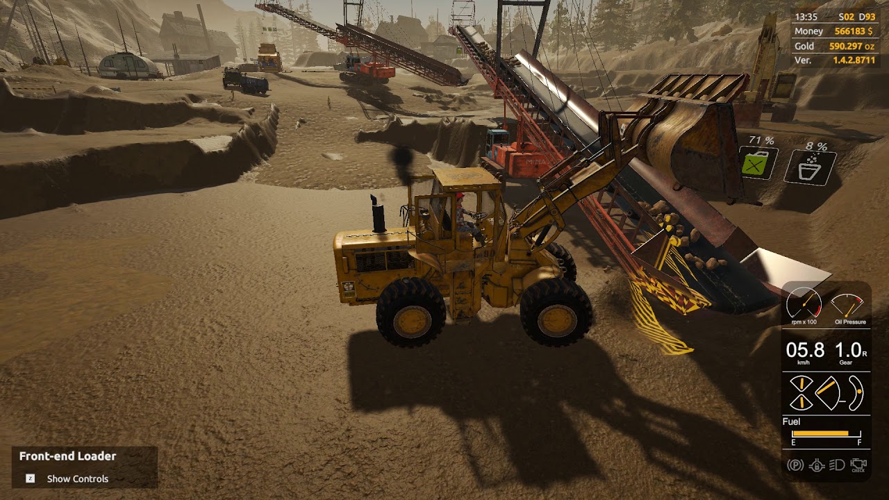 Gold Rush: The Game Front End Loader Gameplay 1080p - YouTube