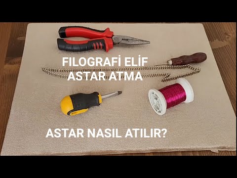 Filografi Elif Tablosu Astar Atma Astar Nasıl Yapılır?