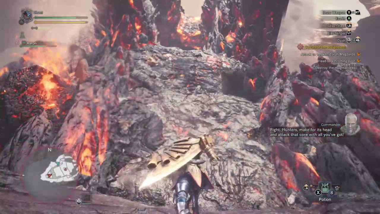 MHW zorah magdaros (part 2) - YouTube