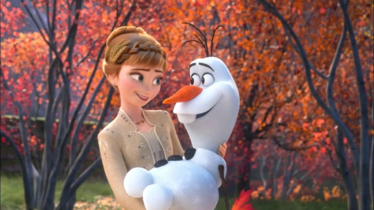Frozen Autumn Moment ️☃️👸🍁Anna and her friend #jigsawpuzzle//#jigsaw//# ...