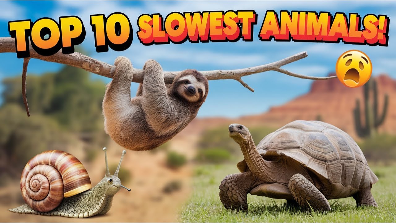Discover the Top 10 Slowest Animals: Unbelievably Slow Creatures! - YouTube