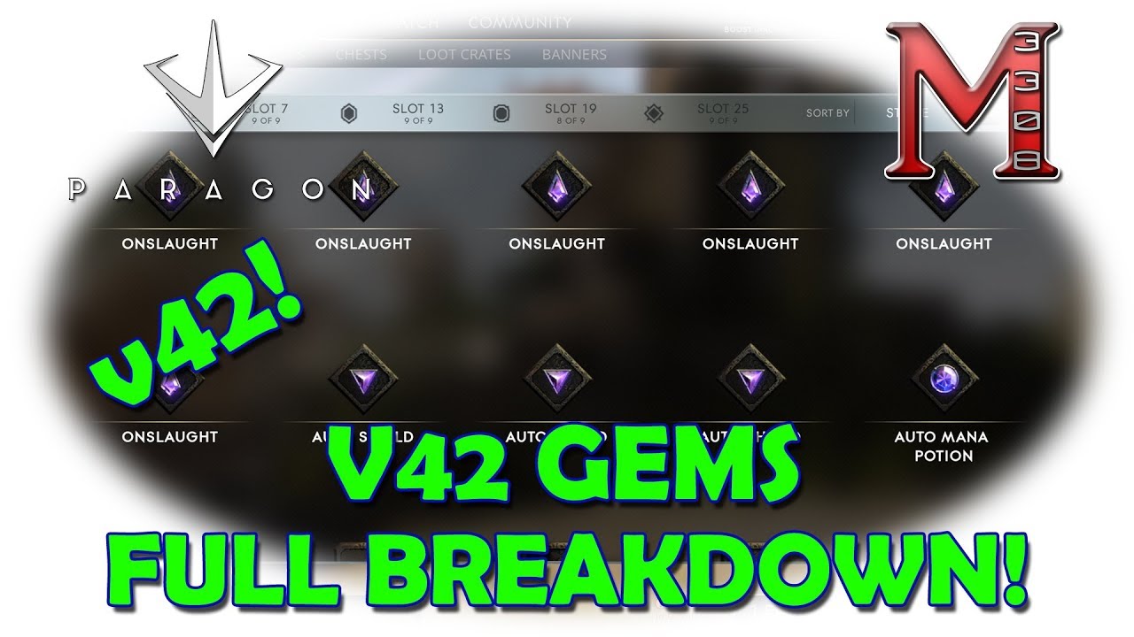 Paragon v42 Gems! | Full Breakdown And Analysis! | List Of All Gems ...