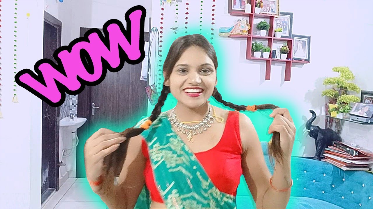 Combing Techniques And Hair Chunni Making/ How To Make Hair Chunni/ My ...