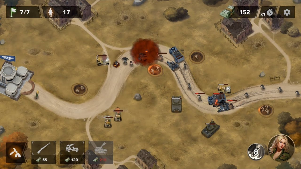 WWII Defense: RTS Army TD game Part 2 (Android ios) - YouTube