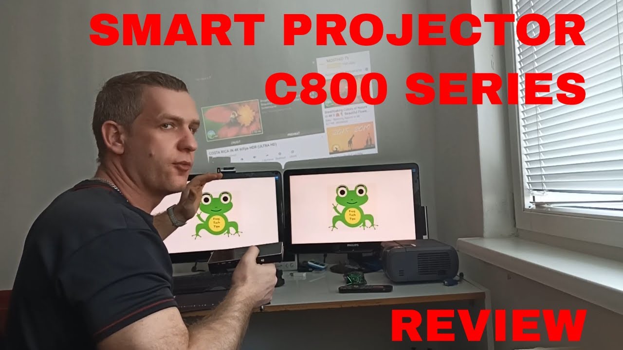 Best portable projector C800 Series 2020 model with android 7.1.2 ...