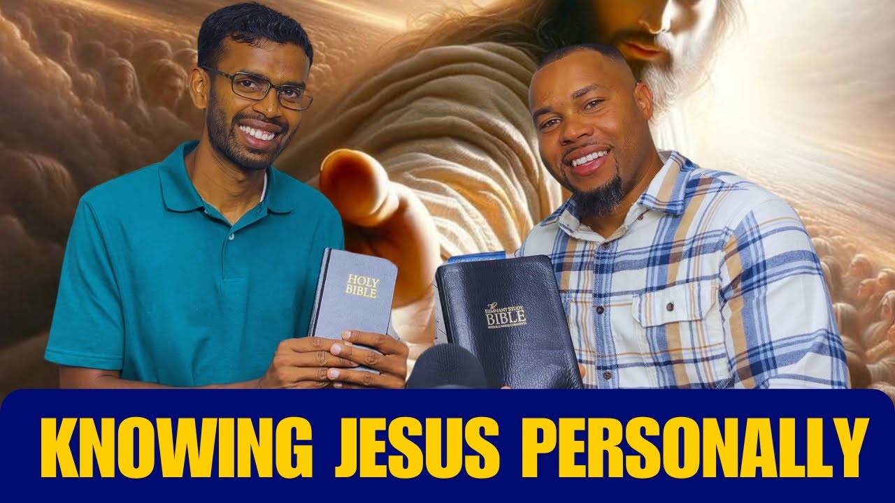 Knowing Jesus Personally - Bible Talk With Stephen Rajan - YouTube