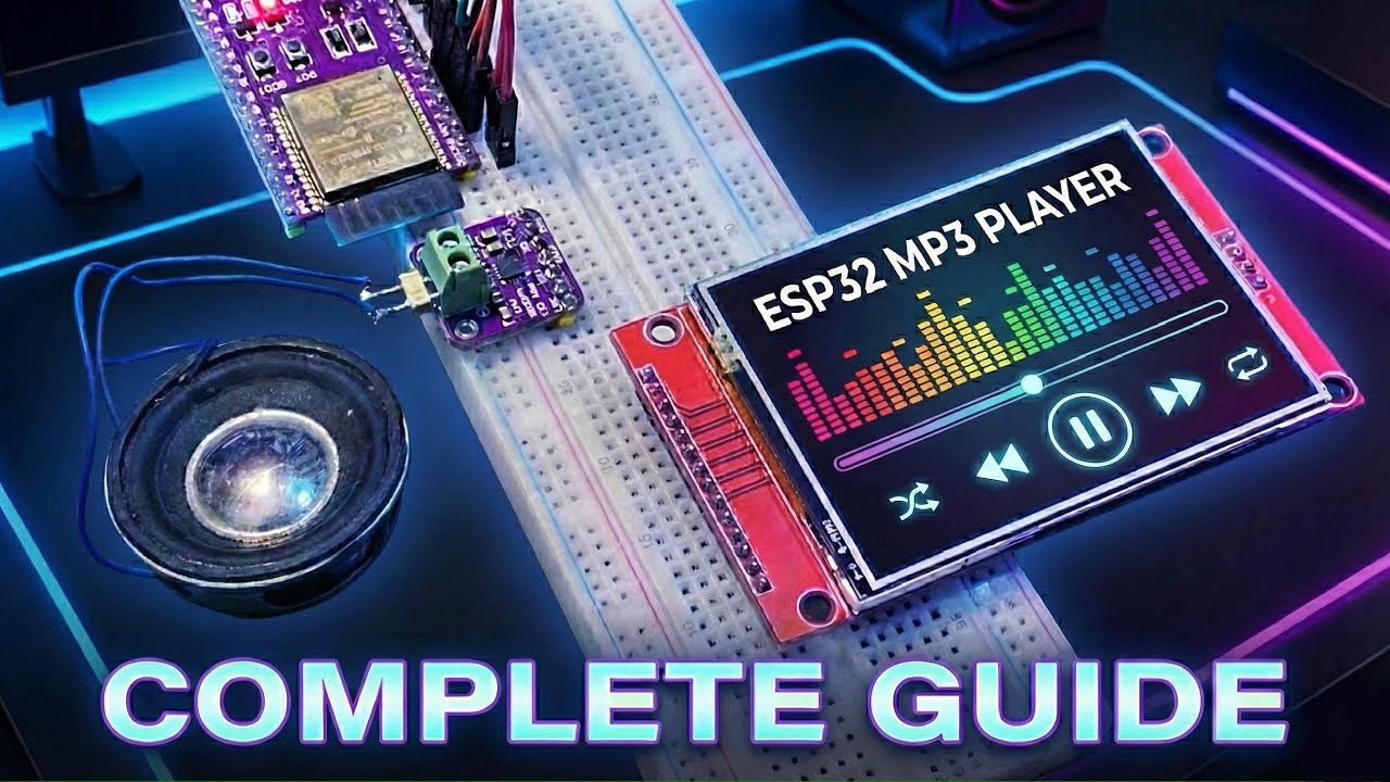 I made Mp3 Player with ESP32 from Scratch - YouTube