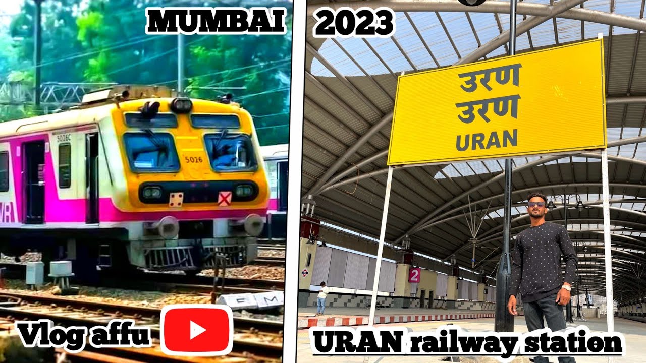 Uran railway station🚉#newmumbai #vlog #viral #subscribe #uran #railway ...