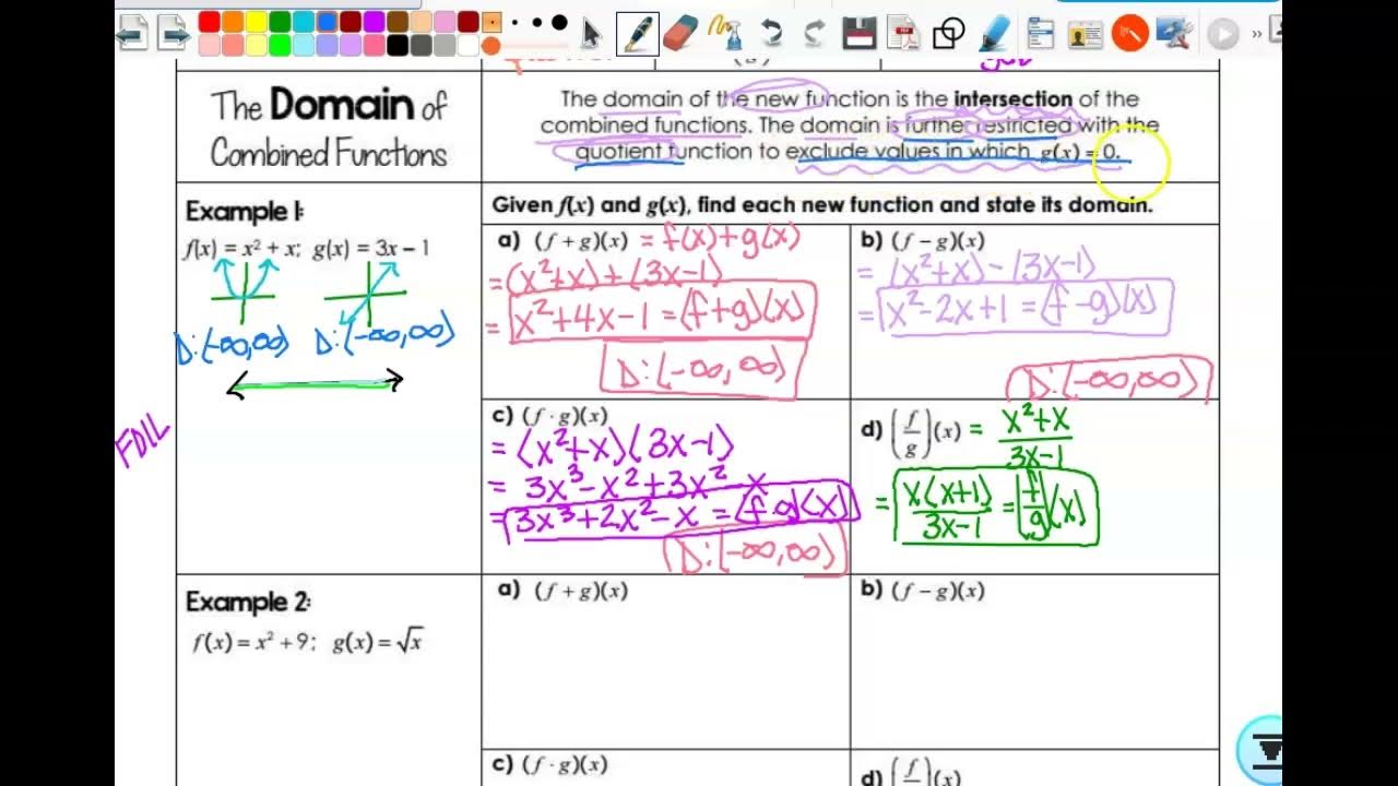 1.9a Operations w/ Functions 2223 - YouTube