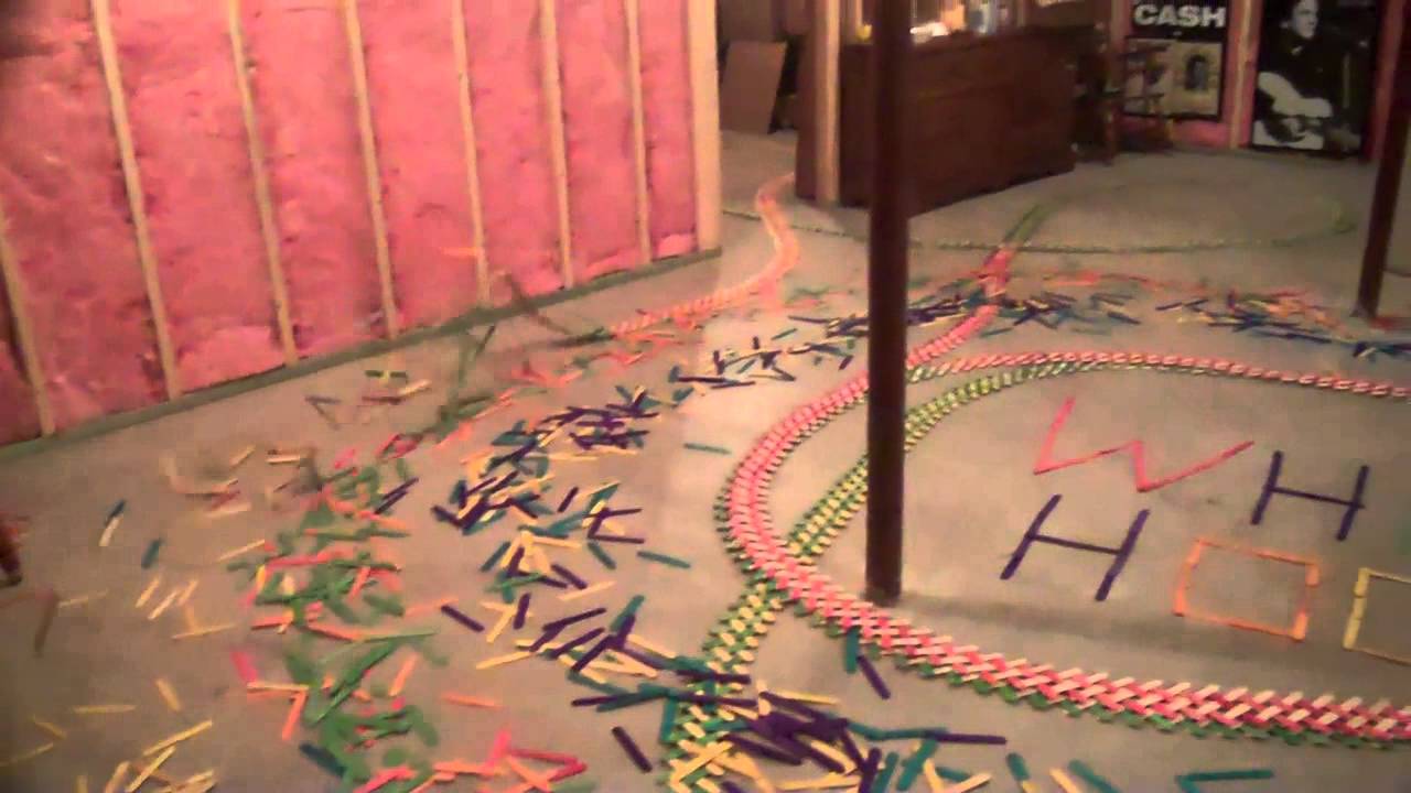 Huge cobra weave stick bomb 6,087 sticks! - YouTube