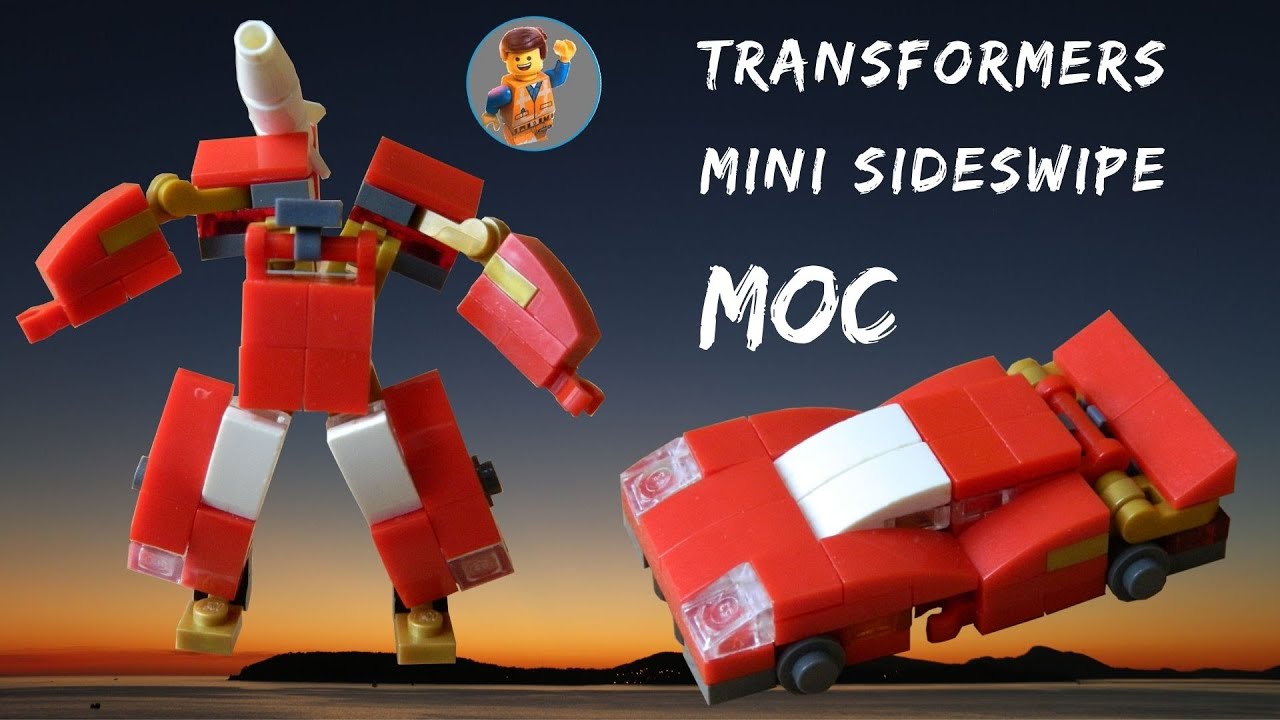 №7 Как сделать из ЛЕГО ТРАНСФОРМЕРА Сайдсвайпа! / How to make a mini ...