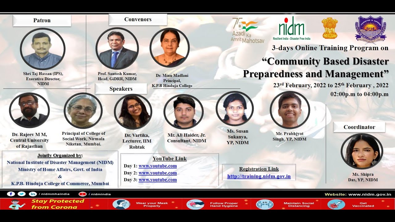 Community Based Disaster Preparedness and Management.| DISASTER IN ...