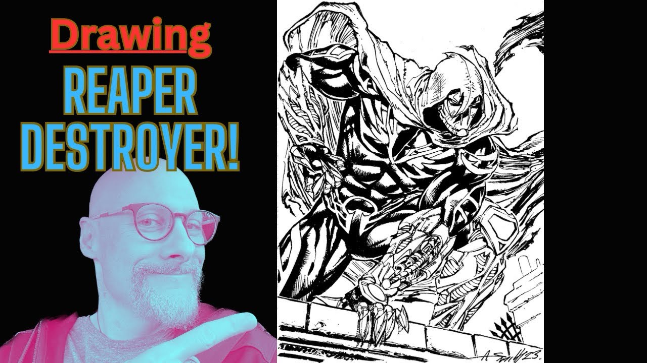 Drawing Reaper Destroyer! Timelapse fun! - YouTube