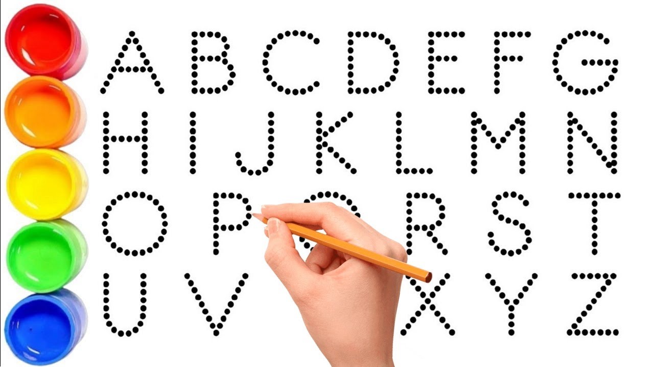 A b c d e f g h I j k l m n o p q r s t u v w x y z , एबीसी Alphabers ...