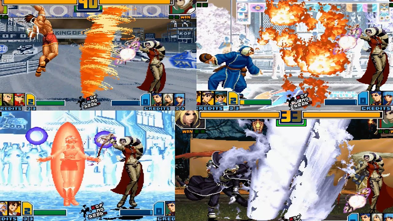Foxy Detener poderes vs Todos los personajes KOF 2001 Parte 2 - YouTube