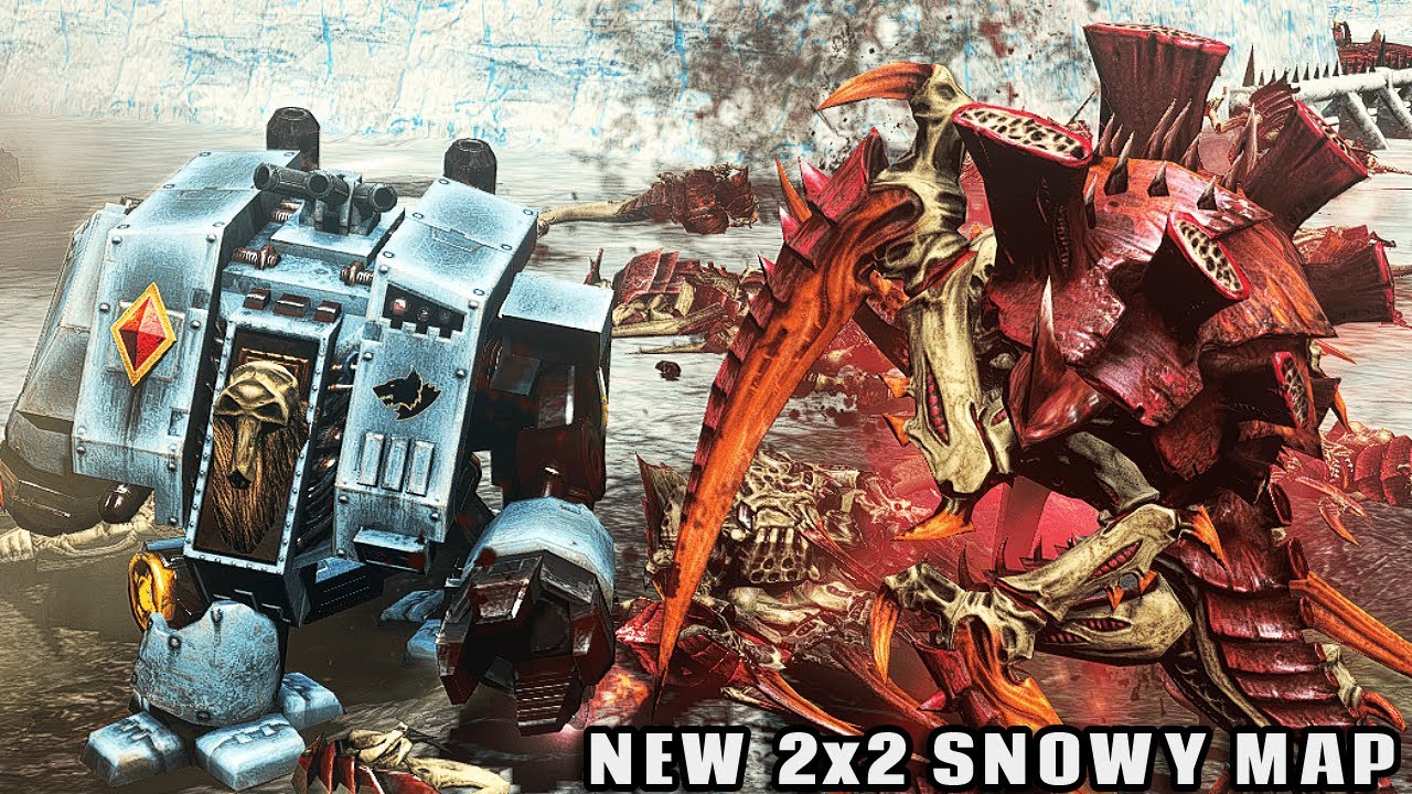 Space Wolves vs Tyranids (Astartes Mod) - Warhammer 40K: Dawn of War 2 ...