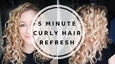 CURLY GIRL METHODE - Locken auffrischen | Plunderstückchen - YouTube