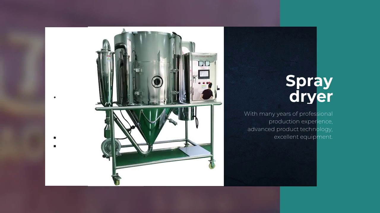 Industrial small high speed pressure milk spray dryer baby milk powder ...