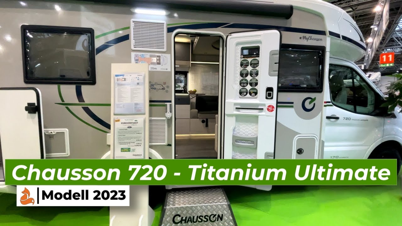 Chausson 720 Titanium Ultimate - 2023 🦊 Maxi-Salon mit 5 Plätzen - YouTube