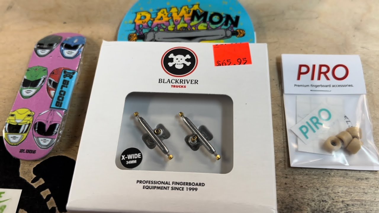 160$ Pro Fingerboard Unboxing 💯🛹 Blackriver - Bloob - Piro - YUCK ...