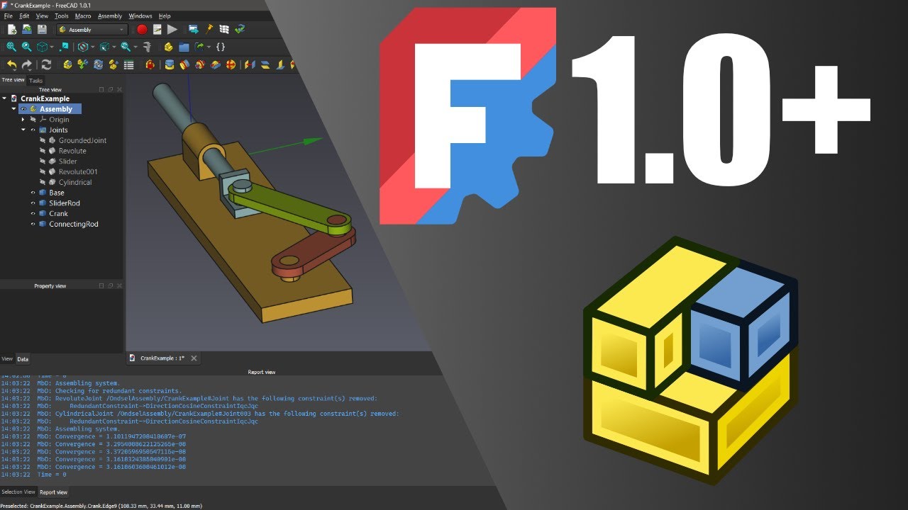 FreeCAD Assembly Workbench - Getting Started - YouTube