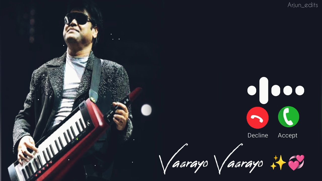 Harris Jayaraj Bgm 💞 Ringtone | Aadhavan Movie | Vaarayo Song ...