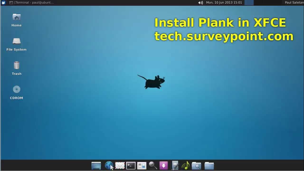 Plank dock installation in Ubuntu XFCE - YouTube