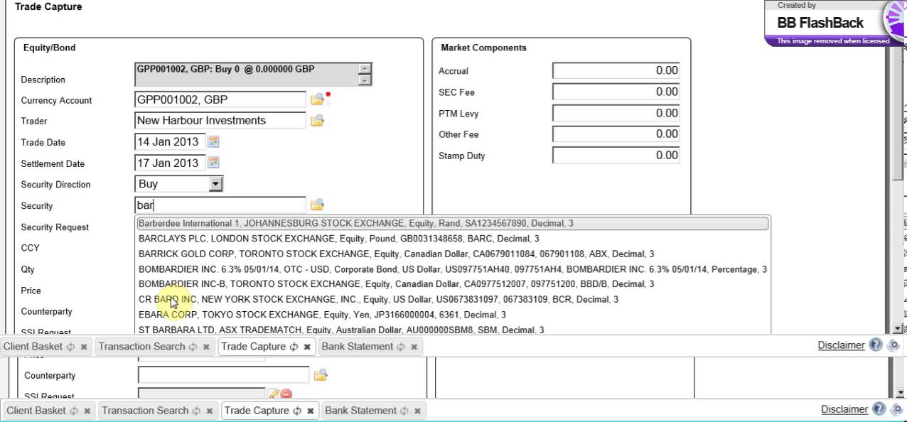 Simple Trade Capture - YouTube