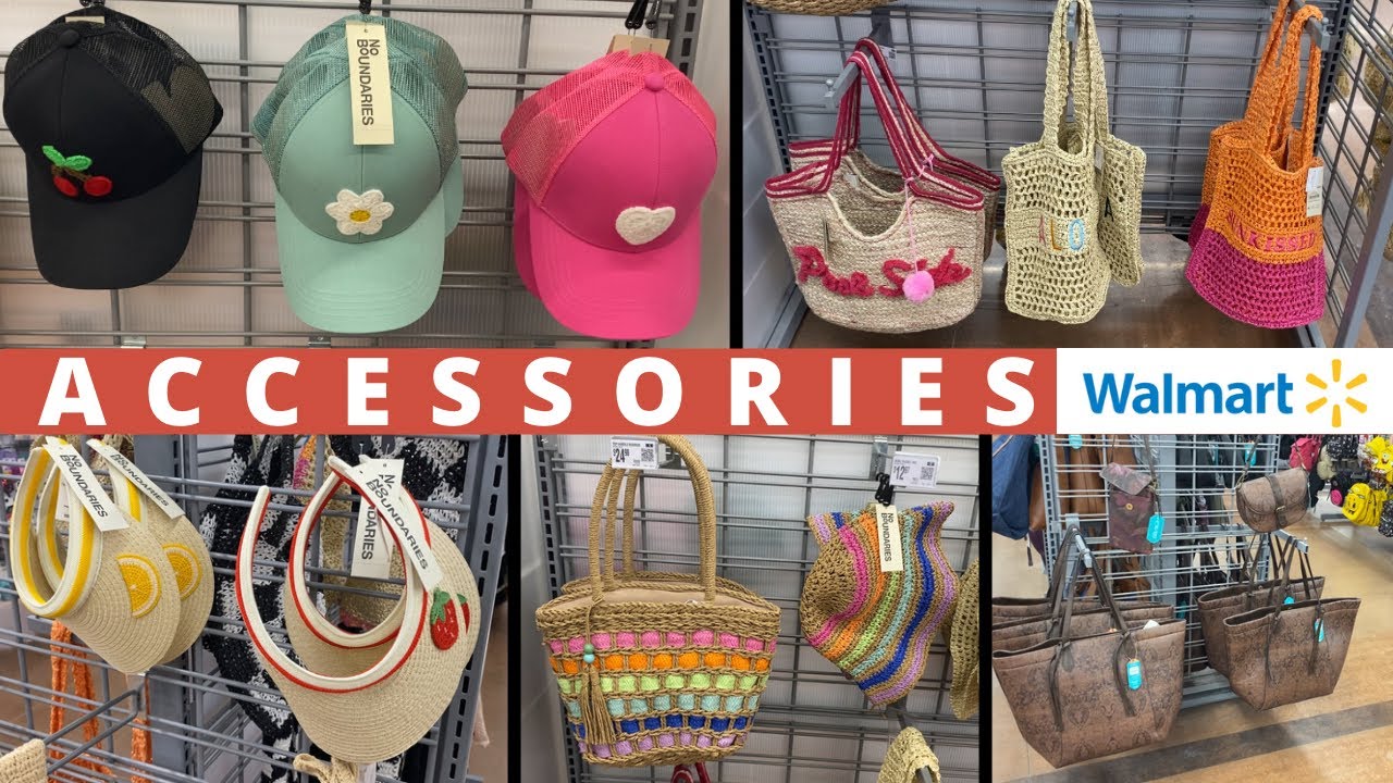 👜WALMART ACCESSORIES SHOP WITH ME 👛 WALMART PURSES | WALMART HAIR ...