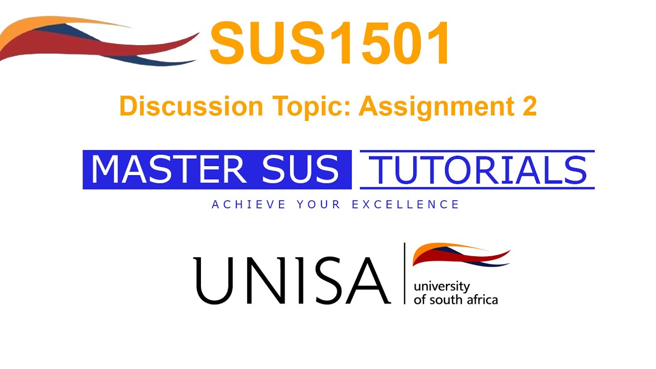 SUS1501 Assignment 2 discussion (Part 1) - YouTube