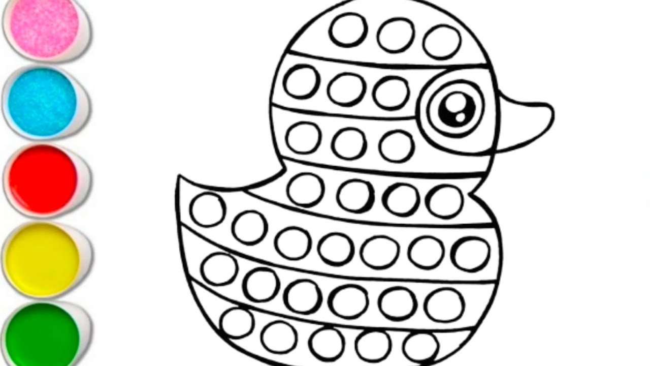 How to Draw Chicken Pop It | Pop It Chicken Drawing | Pop It Chicken ...