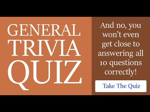 General Knowledge For Trivia People - YouTube