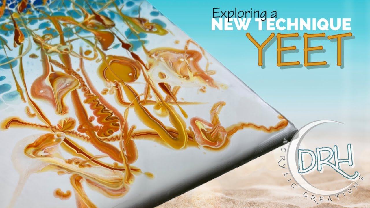 #215. EXPLORING A NEW TECHNIQUE: YEET #art #sheleeartstyle - YouTube