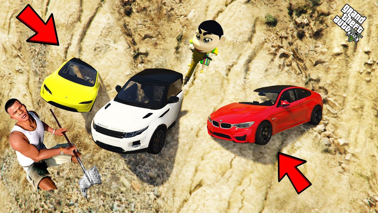 FRANKLIN AND SHINCHAN FOUND RAREST BURIED "SUPER CAR" 😱 IN GTA 5 | RTG ...