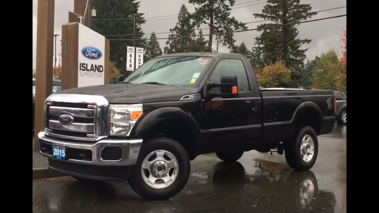 2015 Ford Super Duty F-350 XLT, V8 Regular Cab Review|Island Ford - YouTube